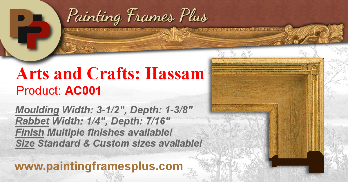 Arts and Crafts: Hassam Style Frame AC001