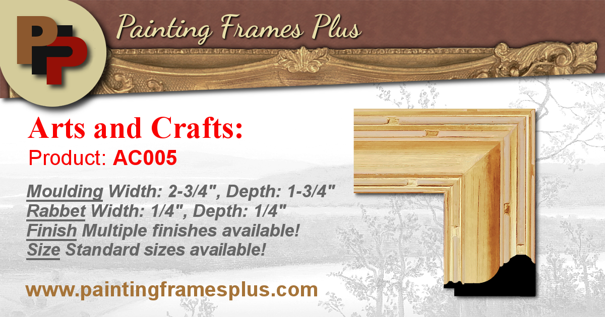 Arts and Crafts Style Frame AC005
