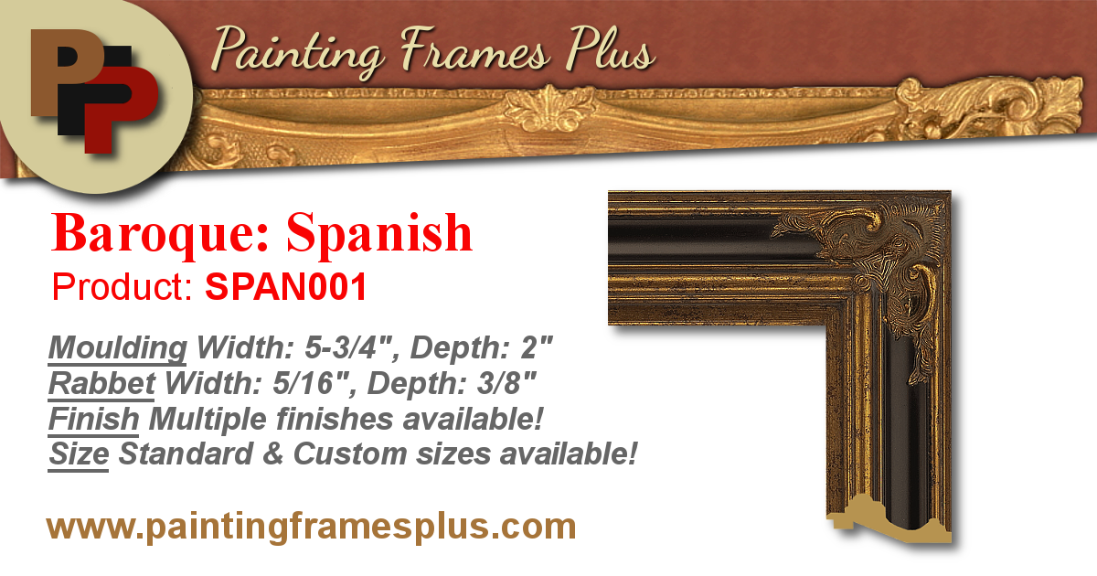 Baroque: Spanish Style Frame SPAN001