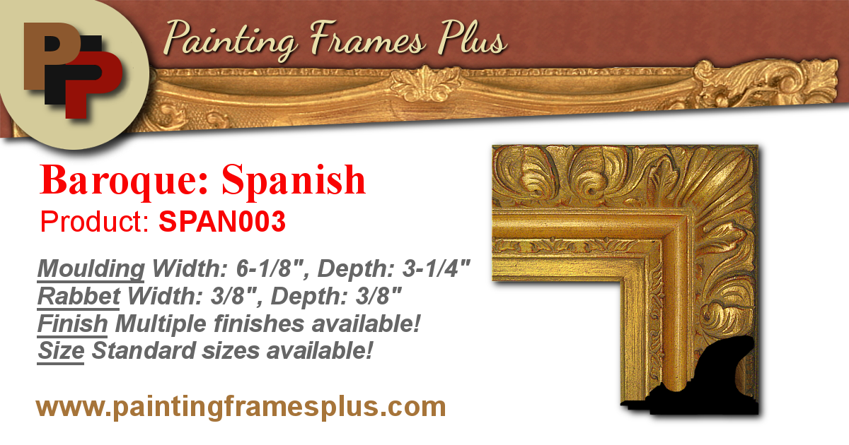 Baroque: Spanish Style Frame SPAN003